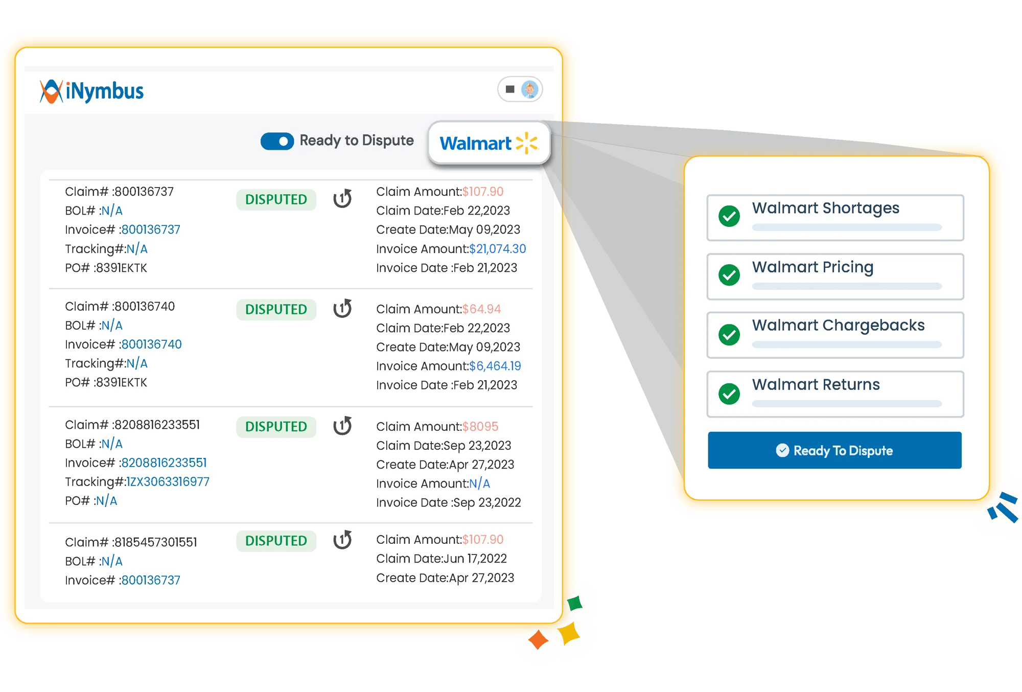 Walmart Deduction Management - iNymbus